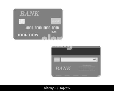 Business card template front and back vector Stock Vector Image & Art ...