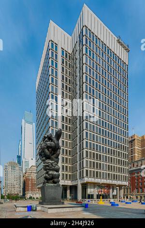Municipal Services Building is set in a broad plaza across John F ...