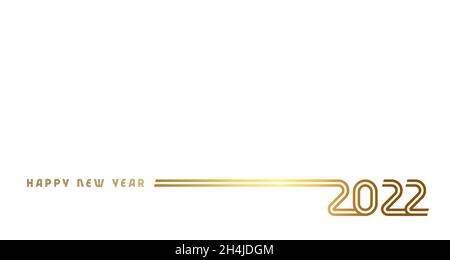 2022 Happy New Year Creative cover. Abstract color liquid shape Stock ...