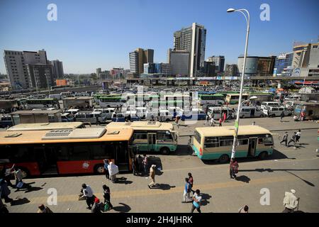 Bus in station, Ethiopia, Africa Stock Photo - Alamy
