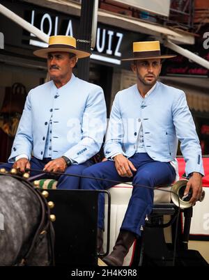 Spanish Men Traditional Costume Fuengirola, Ansalucia Spain feria ...