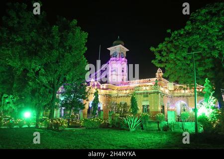Beawar, Rajasthan, India, November 3, 2021: An Illuminated view of ...