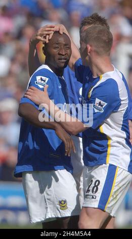 PORTSMOUTH BLACKBURN Lomana Tresor Lua Lua equalises for Portsmouth Pic ...