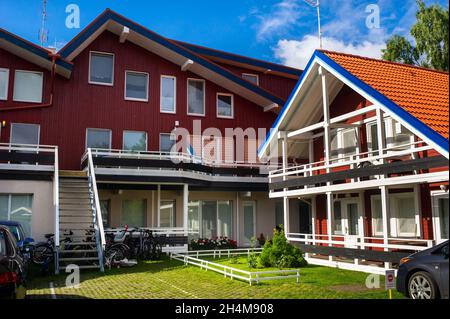 August 17, 2017 Pervalka village, Lithuania, old Lithuanian traditional ...
