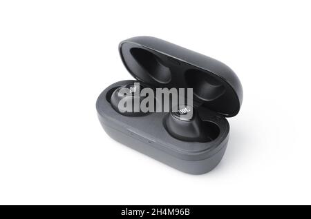 Moscow. Russia. October 28, 2020. A housing worker in a protective ...