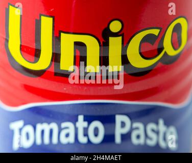 unico tomato paste can Stock Photo - Alamy