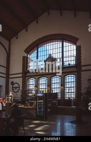 Hungary, Budapest, Batthyany Square, market hall Stock Photo - Alamy