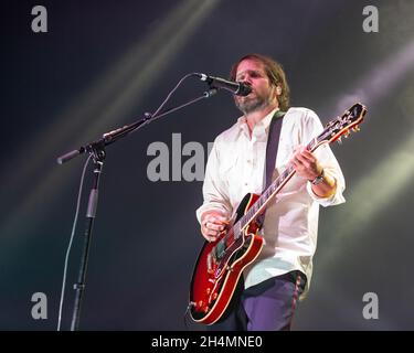 Madison, USA. 02nd Nov, 2021. Joe Lester, Brian Aubert, Chris Guanlao and Nikki Monninger of ...