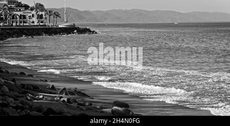 Rocky seashore, Puerto Vallarta, Mexico Stock Photo - Alamy