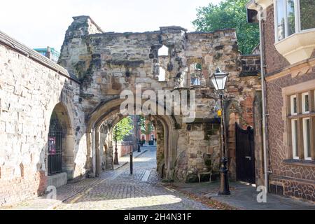 Medieval Turret Gateway, Castle View, City of Leicester, Leicestershire ...
