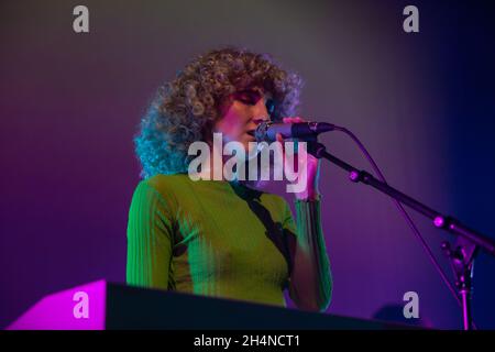 November 3, 2021. Toronto, CANADA. Alaina Moore of Tennis performs at ...