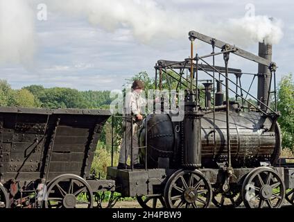 Puffing Billy, steam locomotive 1813 Stock Photo - Alamy