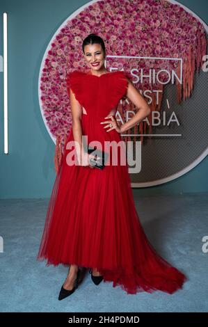 Tunisian model Rym Saidi arrives to Dior Designer of Dreams exhibition ...