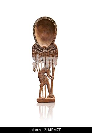 Ancient Egyptian Cosmetic Spoon Egypt Wood New Kingdom Dynasty 18 XVIII ...