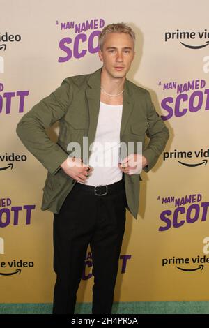Drew Starkey arrives at the premiere of A MAN NAMED SCOTT at The Hammer ...