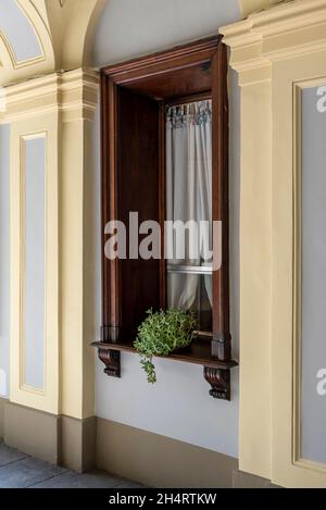Typical stately patio, Turin, Italy Stock Photo - Alamy