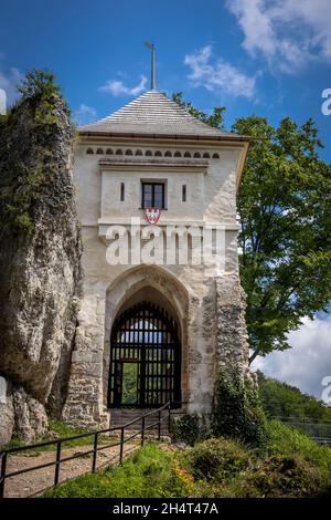 Piast Castle Tower, 14th century, in Cieszyn, Śląskie, Poland Stock ...