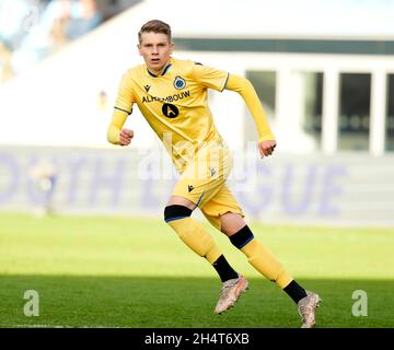 Manchester, England, 3rd November 2021. Finley Burns of Manchester City ...
