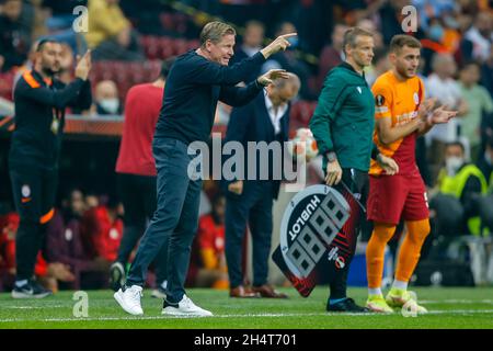 INSTABUL, TURKEY - NOVEMBER 4: coach Marko Nikolic of Lokomotiv Moscow ...