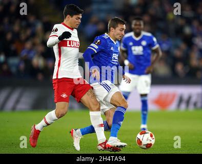 Spartak Moscow's Ayrton Lucas during the UEFA Europa League Group C ...
