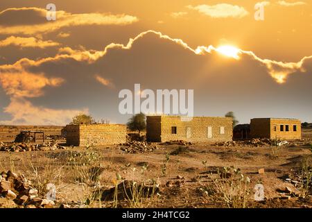 Poor farm. Madhya Pradesh, central India Stock Photo - Alamy