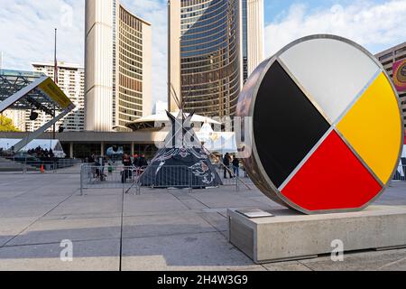 First Nations medicine wheel Stock Photo - Alamy