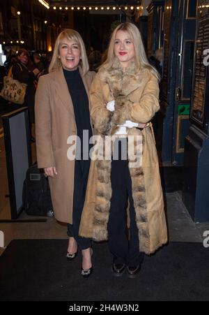 London, UK. Fay Ripley and Daughter at the West End premiere of ...