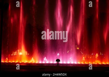 Fountain at the Magic Water Circuit (world's largest fountain complex ...
