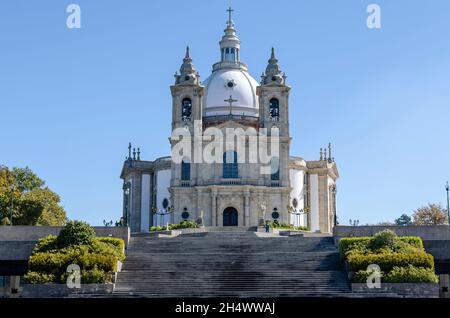 Sanctuary of Our Lady of Sameiro, neoclassical basilica overlooking ...