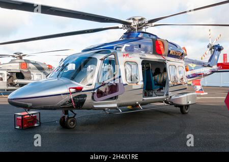 AgustaWestland AW189 twin engined medium lift helicopter manufactured ...