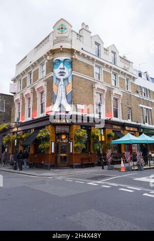 UKAI Public House on Portobello Road, London, England, U.K Stock Photo ...