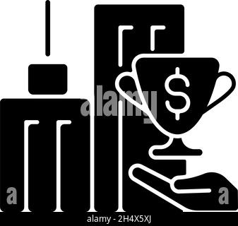 subsidy icon, black vector sign with editable strokes, concept ...