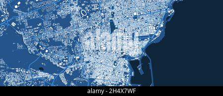 Catania vector map. Detailed map of Catania city administrative area ...