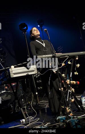 Chelsea Nikkel of Princess Chelsea in concert supporting Alt-J on the ...