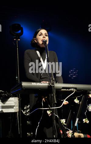 Chelsea Nikkel of Princess Chelsea in concert supporting Alt-J on the ...