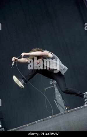 Austin Dickinson of Rise to Remain live in concert at day 1 of the ...