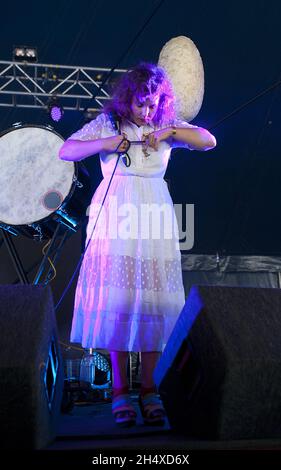 Megan James of Purity Ring during the Life Is Beautiful Music Festival ...