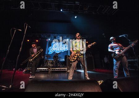 Aaron Barrett, Matt Appleton and Derek Gibbs of Reel Big Fish live on ...
