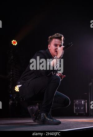 Conor Maynard performing live at the NIA in Birmingham Stock Photo - Alamy