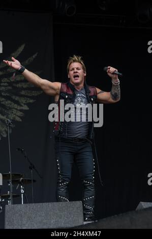 Chris Jericho of Fozzy perform during Chris Jericho's Rock 'N ...