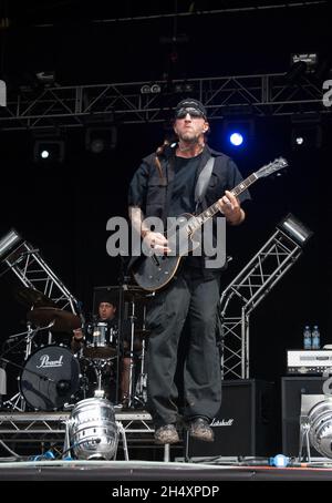 Bobby Hambel of Biohazard live on stage on day 3 of Bloodstock Open Air ...