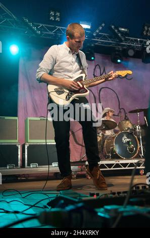 Joff Odie of Wolf Alice live on stage on day 3 at Leeds Festival on ...