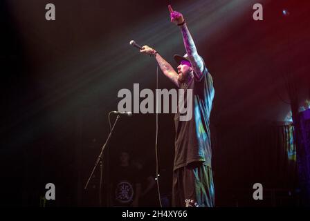 Deez Nuts performing live on stage during IMPERICON Festival at 02 ...