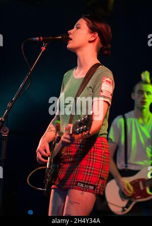 Misty Miller performing live on stage on day 2 of Leeds Festival on ...