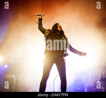 Will Gould of Creeper performing live at Leeds Festival 2016 at Bramham ...