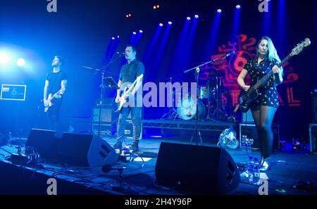 david Gedge, Marcus Kain, Danielle Wadey and Charles Layton of The ...