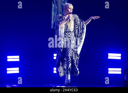 Paloma Faith performs on stage at Genting Arena in Birmingham, UK ...