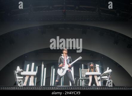 Chromeo perform on stage on day 1 of All Points East festival in ...