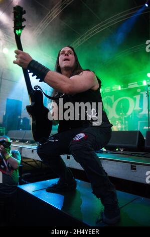 Adam Zadel of Soil performs live on day one of Amplified Festival in ...