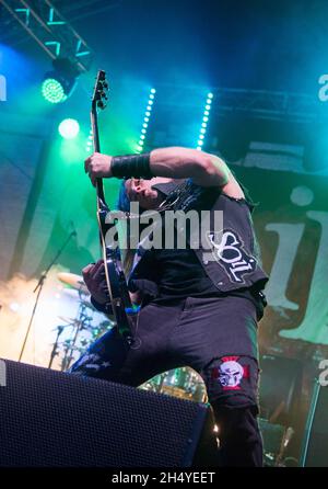 Adam Zadel of Soil performs live on day one of Amplified Festival in ...